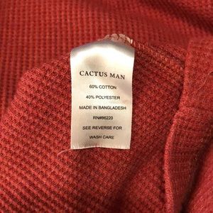 Cactus Man | Shirts | Cactus Man Long Sleeve Flannel Shirt | Poshmark